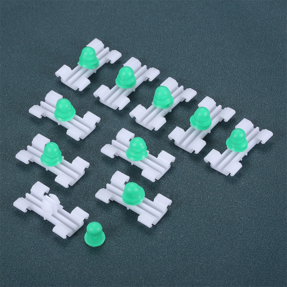 10pcs Clips Door Bumpstrip Retaining Fastener Clip Side Molding Clip ...